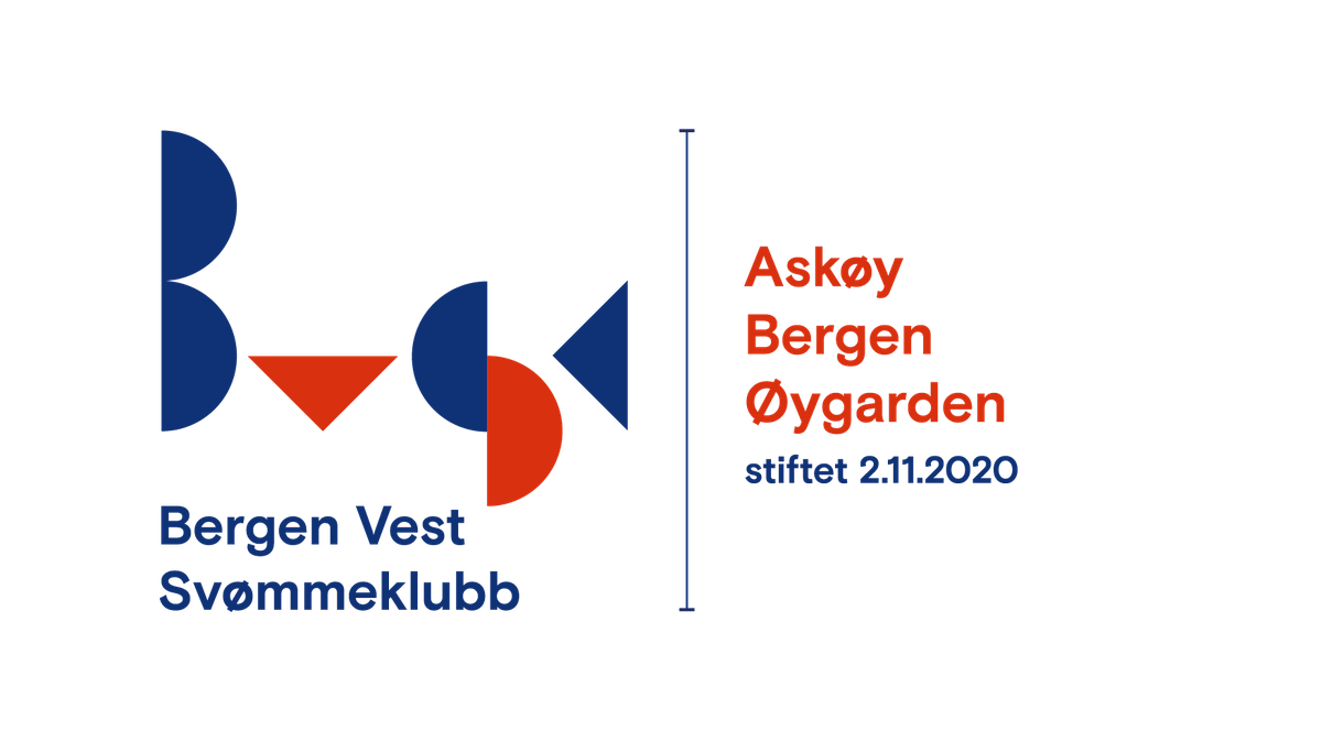 Ny logo for BVSK - Bergen Vest Svømmeklubb